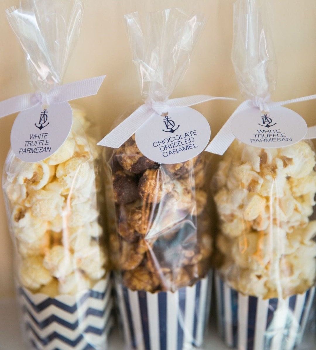 Striped Charcuterie Popcorn Cupcake Favor Cups for Party Favor Food ...