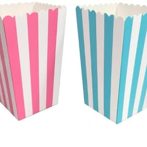Striped Popcorn Cups for Party Wedding Favor Snacking Bridal Shower ...