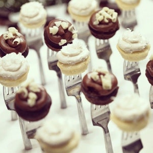 Mini Appetizer Forks Dessert Plastic Flatware Dinnerware Cutlery ...