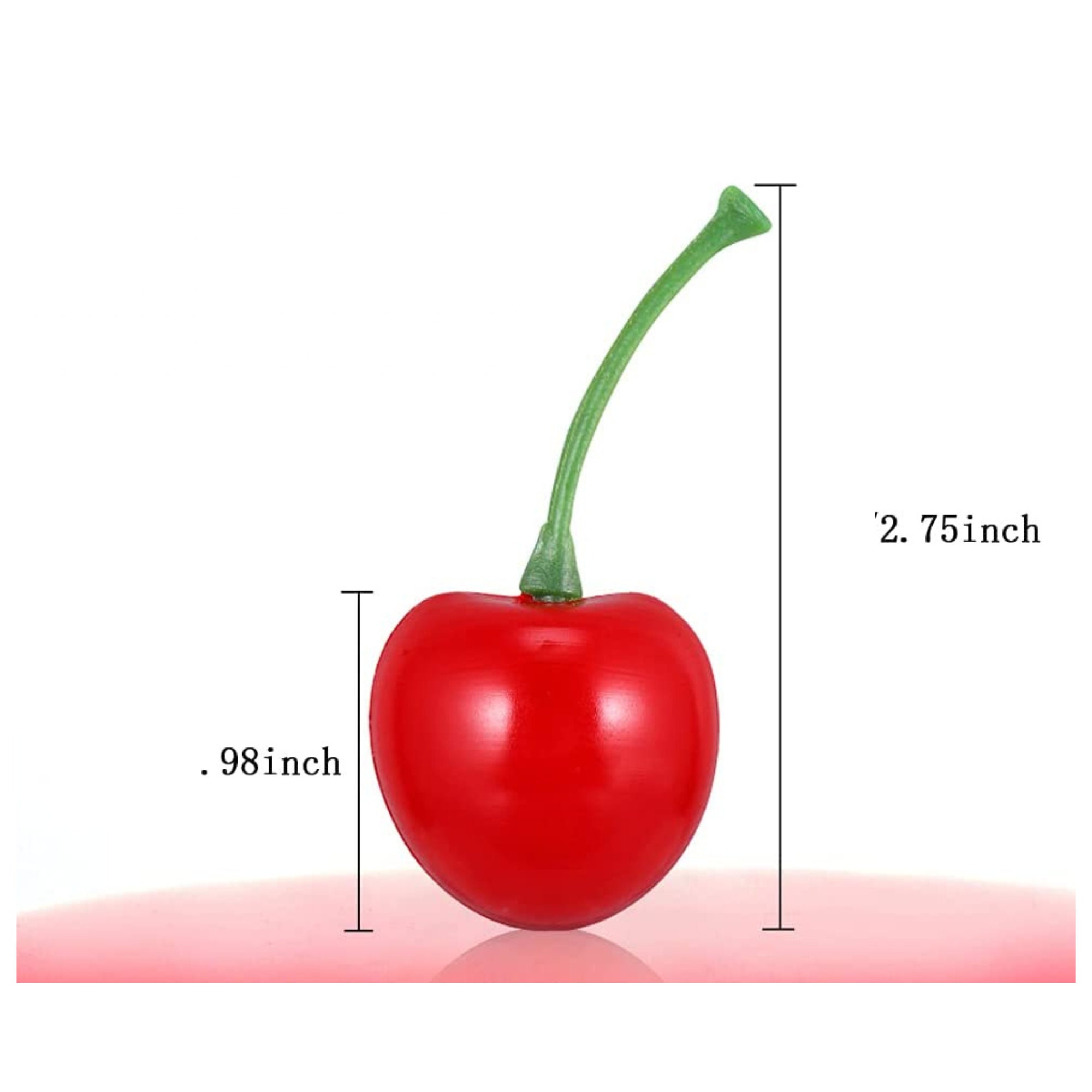 Red Faux Cherries for Vintage Pinterest Cake Girly Fancy - Etsy