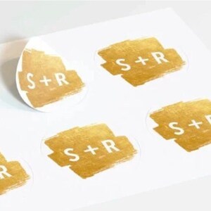 Personalized Logo Round Circle Sticker Labels Customizable Round Decals ...