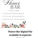 DIY Flower Bar Kit Bouquet Bar for Make Your Own Bouquet Station Bridal ...