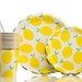 Lemon Themed Party Paper Plate Cups Napkins Cutlery Set for - Etsy