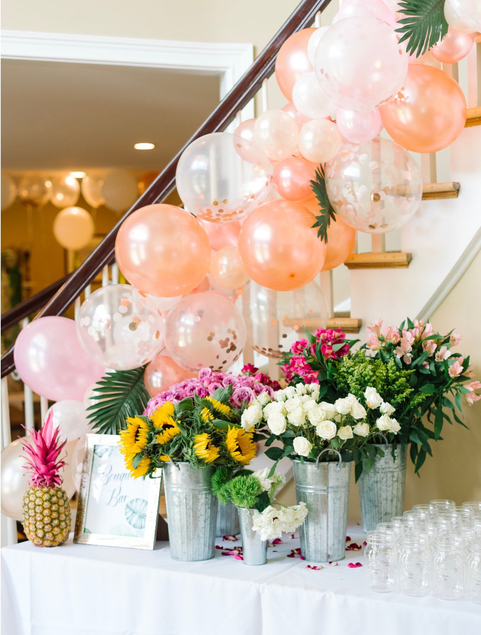 DIY Flower Bar Kit Bouquet Bar for Make Your Own Bouquet Station Bridal ...