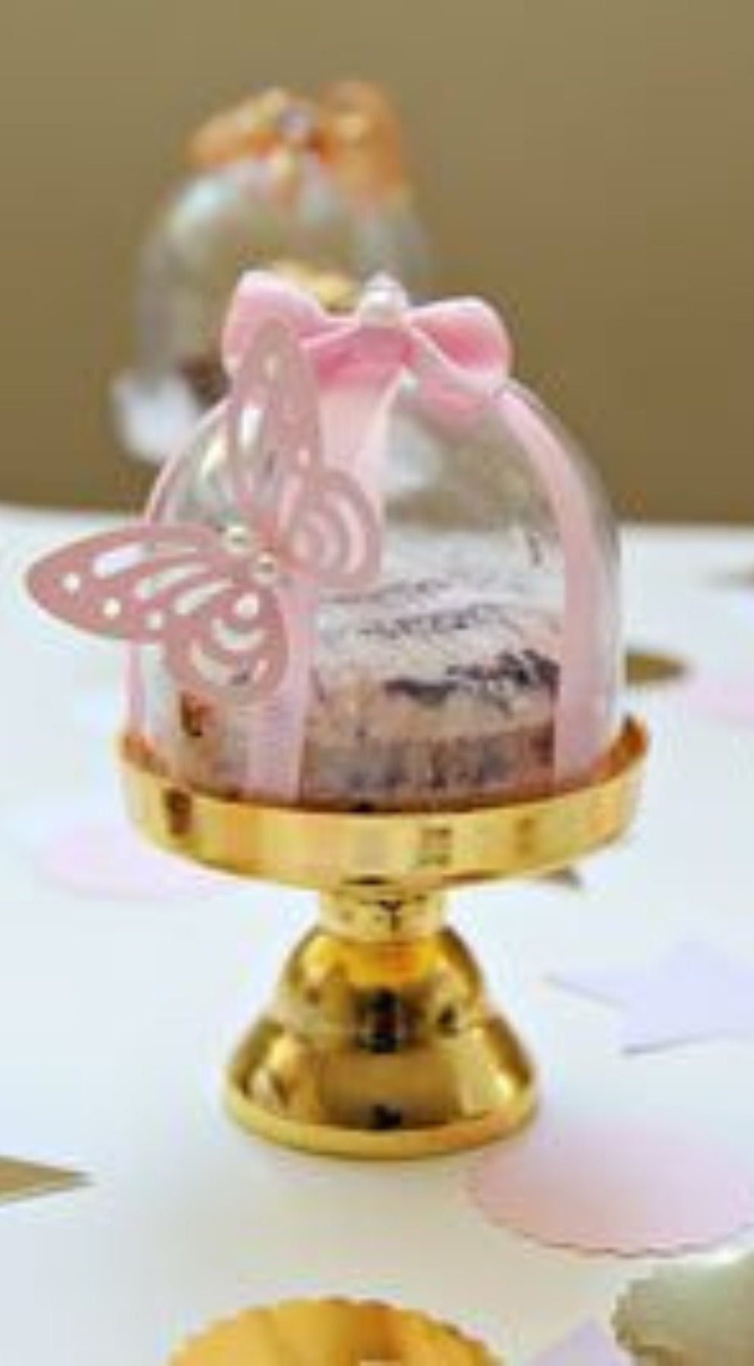 Clear Mini Dome Stand Candy Dome W/clear Plastic Wedding Favors ...