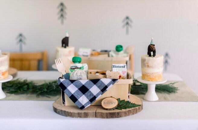 Food Favor Lunch Grazing Wood Boxes for Kids Party Charcuterie ...