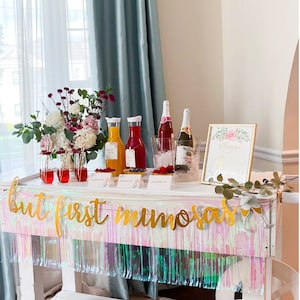 Mimosa Bar Decor Kit Package With Mimosa Bar Signage for Mimosa Serving ...