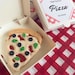 Mini Pizza Boxes for Wedding Party Food Favors Pizza Favors Food ...