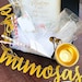 Mimosa Bar Decor Kit Package With Mimosa Bar Signage for Mimosa Serving ...