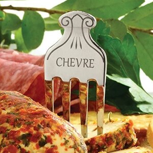 Stainless Steel Cheese Markers, Set of 6 Label Sign Set for Charcuterie ...
