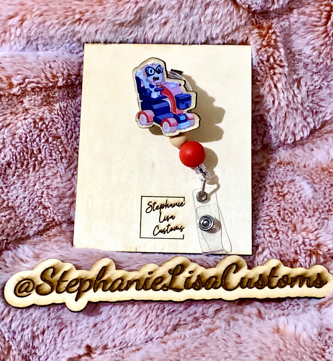 Bluey Muffin Badge Reel - Etsy