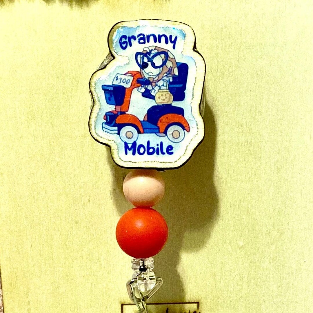 Bluey Muffin Badge Reel - Etsy