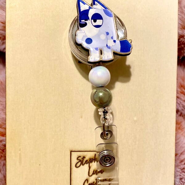 Bluey Bingo Badge Reel - Etsy