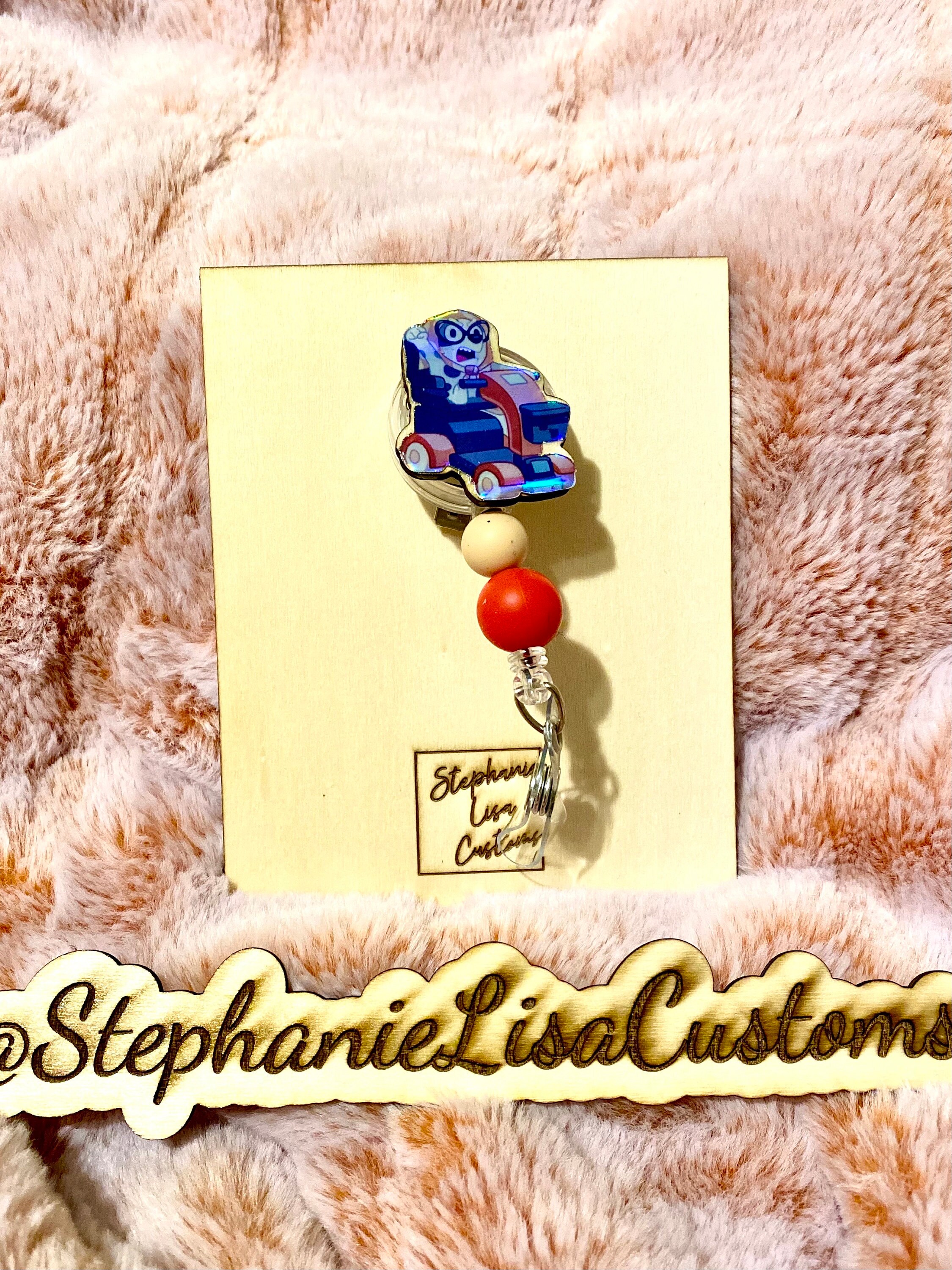Bluey Muffin Badge Reel - Etsy