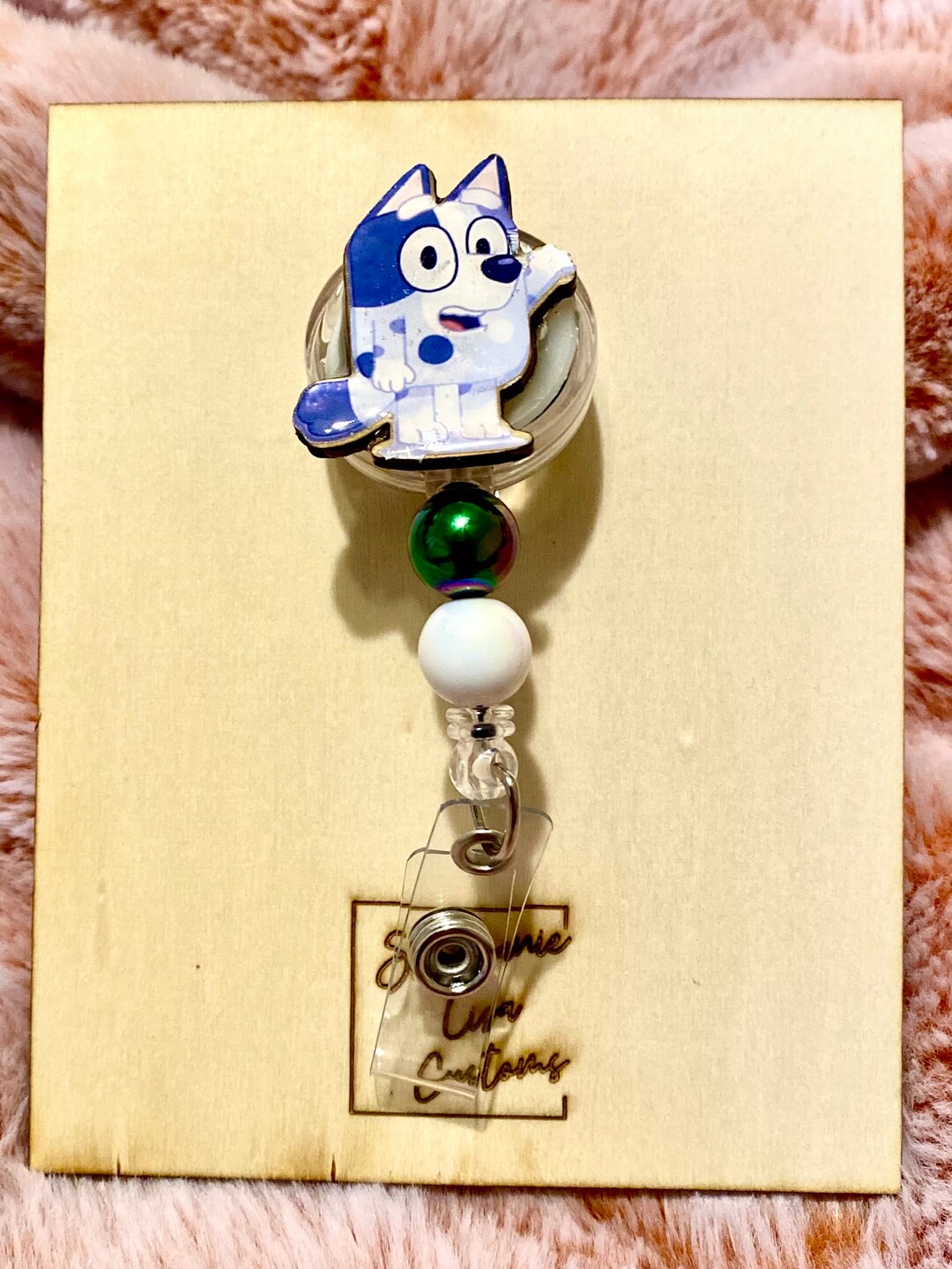 Bluey Muffin Badge Reel - Etsy