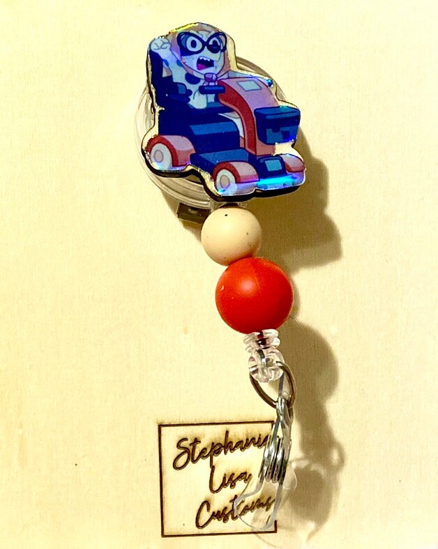 Bluey Muffin Badge Reel - Etsy