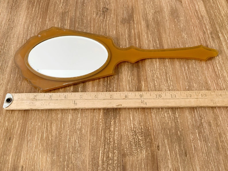 Bakelite Hand Mirror Vintage Bakelite celluloid Mother of - Etsy