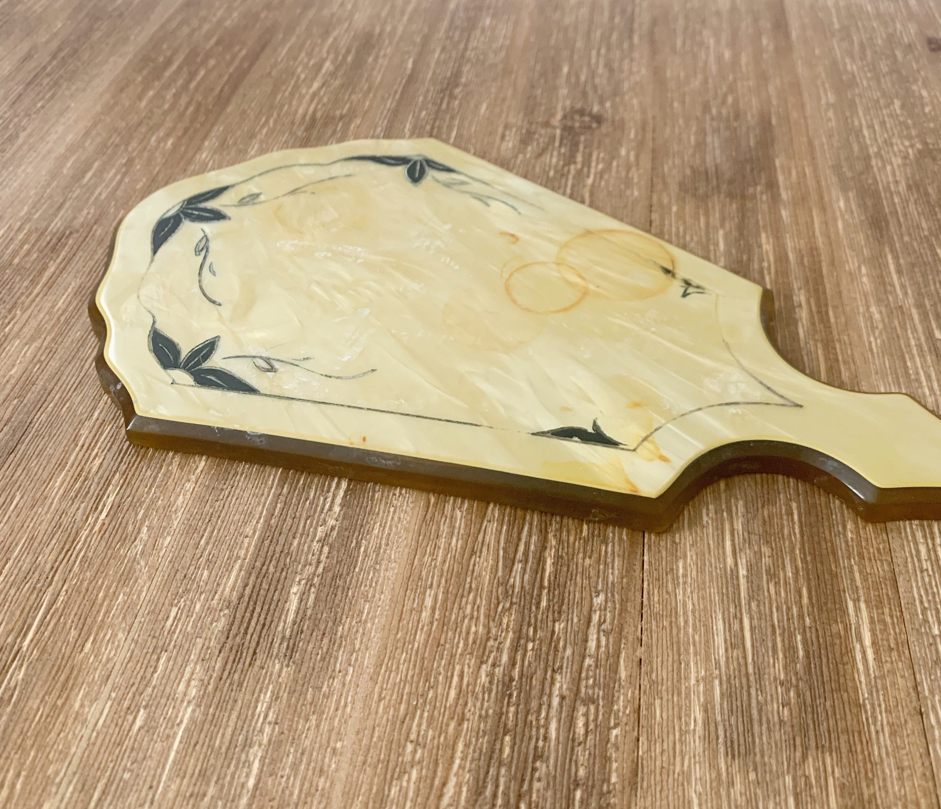 Bakelite Hand Mirror Vintage Bakelite celluloid Mother of - Etsy