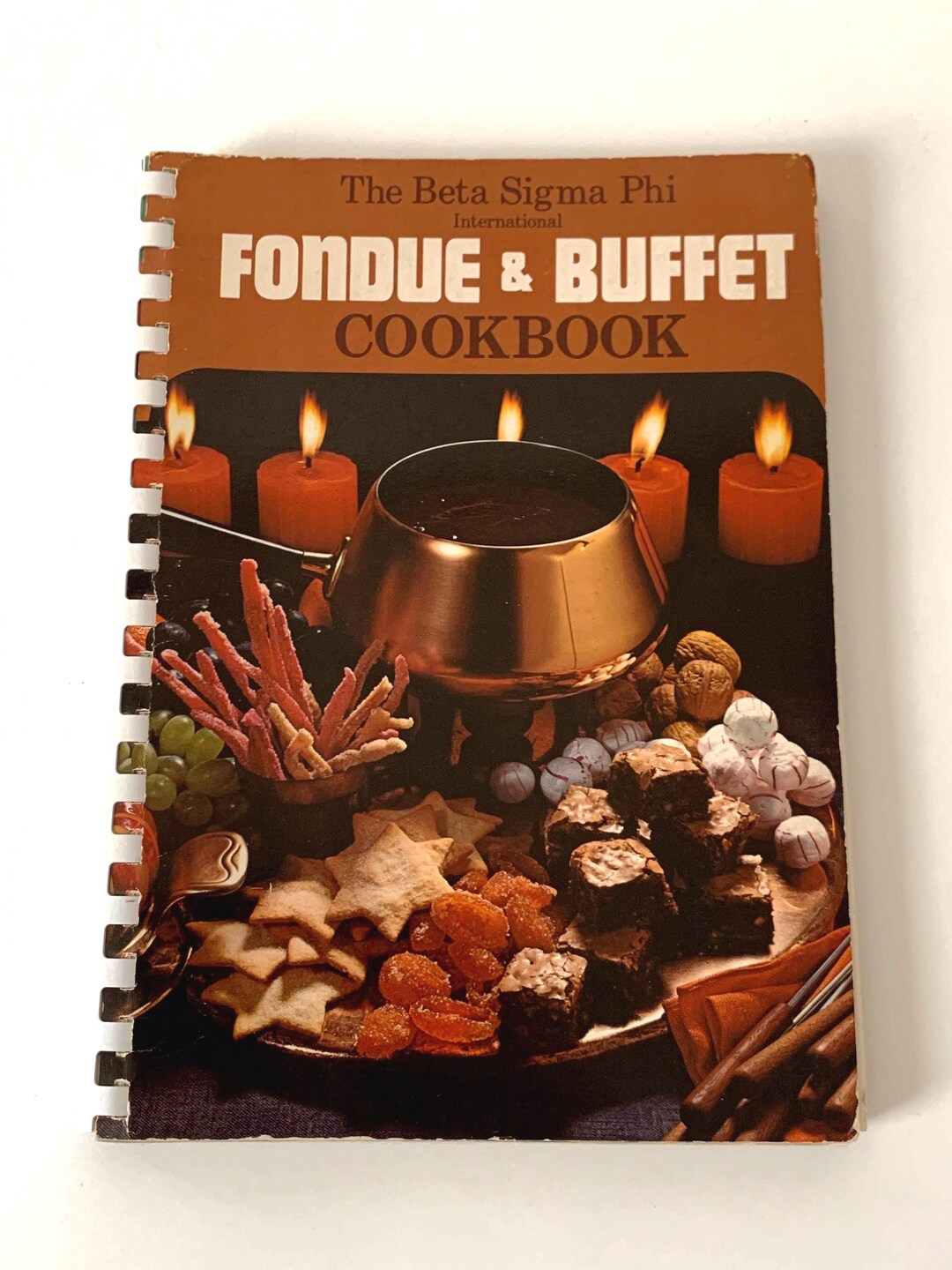 Vintage Beta Sigma Phi Fondue and Buffet Cookbook | Spiral Bound ...