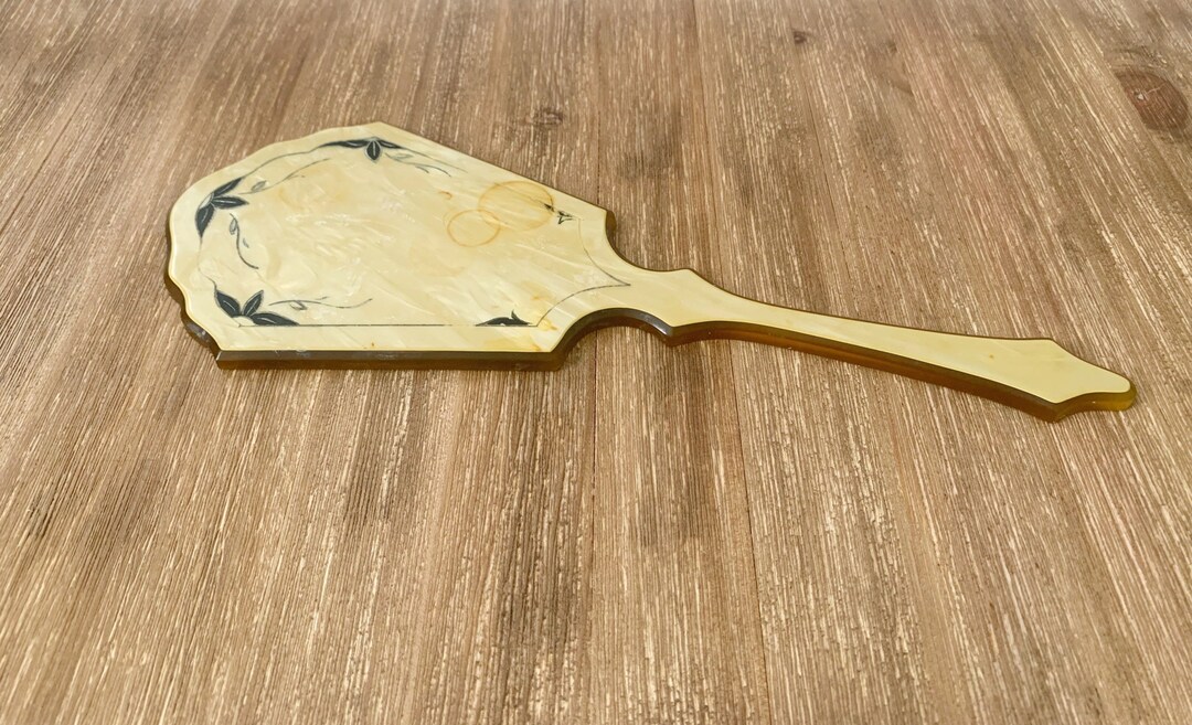 Bakelite Hand Mirror Vintage Bakelite celluloid Mother of - Etsy