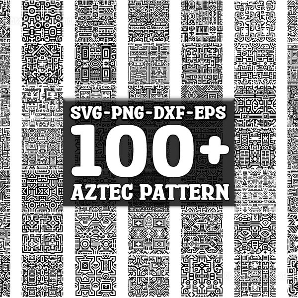 Aztec Ornament Svg - Etsy