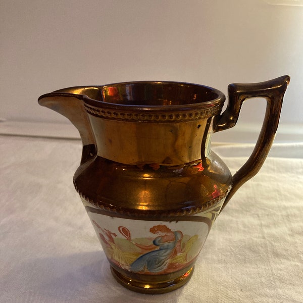 Luster Ware Pitcher - Etsy