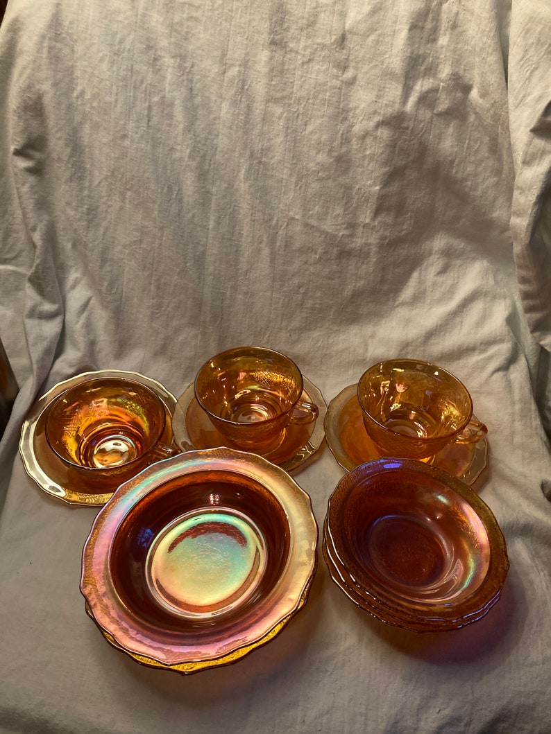 Vintage Depression Glassware - Etsy