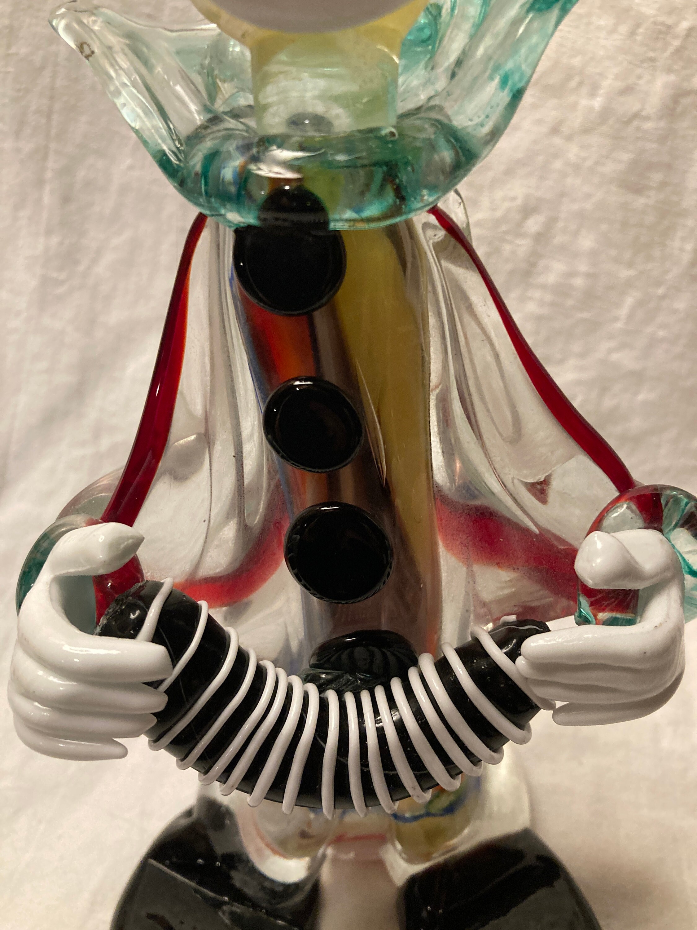 Vintage Italian Murano Glass Clown - Etsy