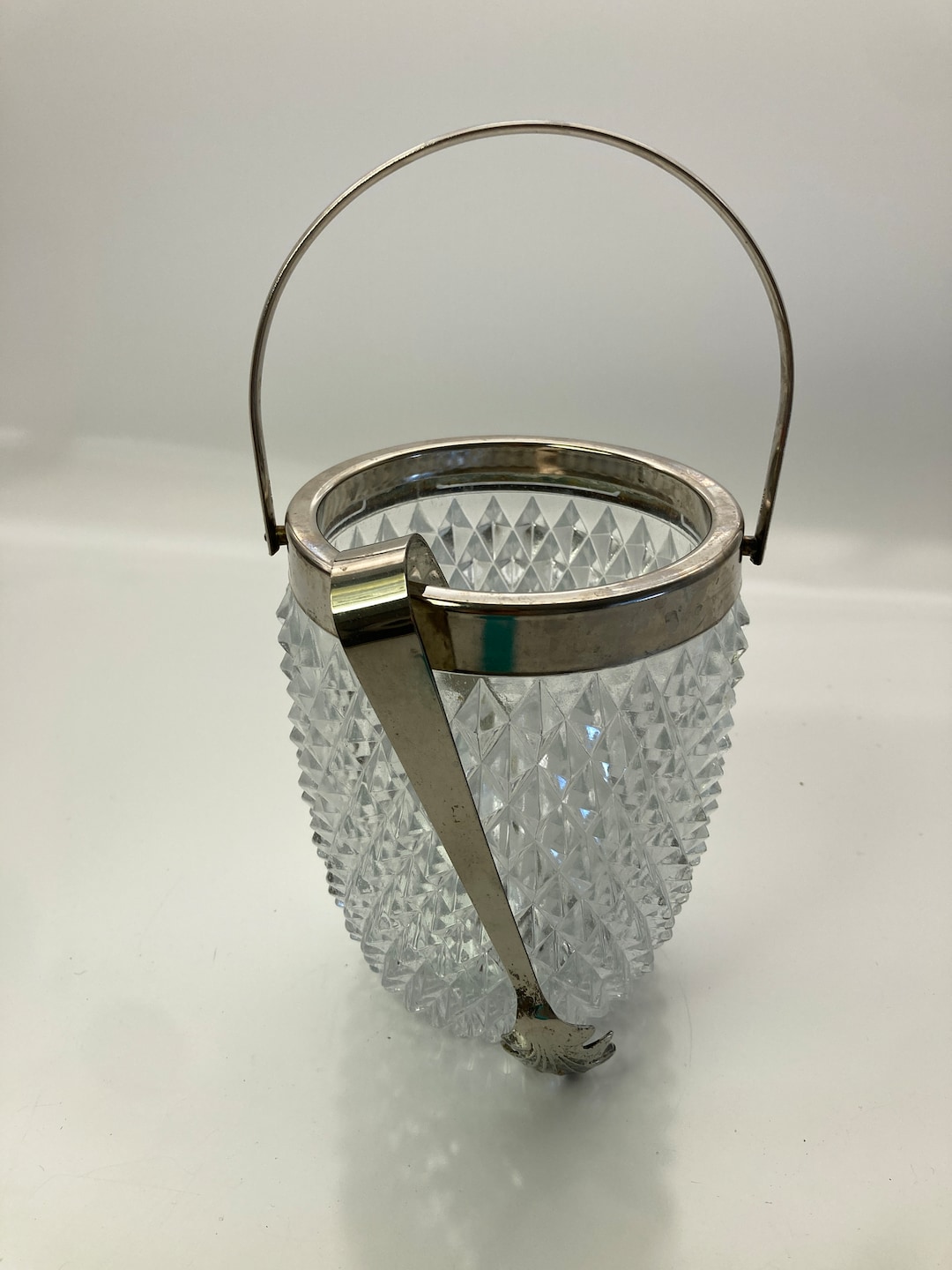 Crystal Ice Bucket FB Rogers - Etsy