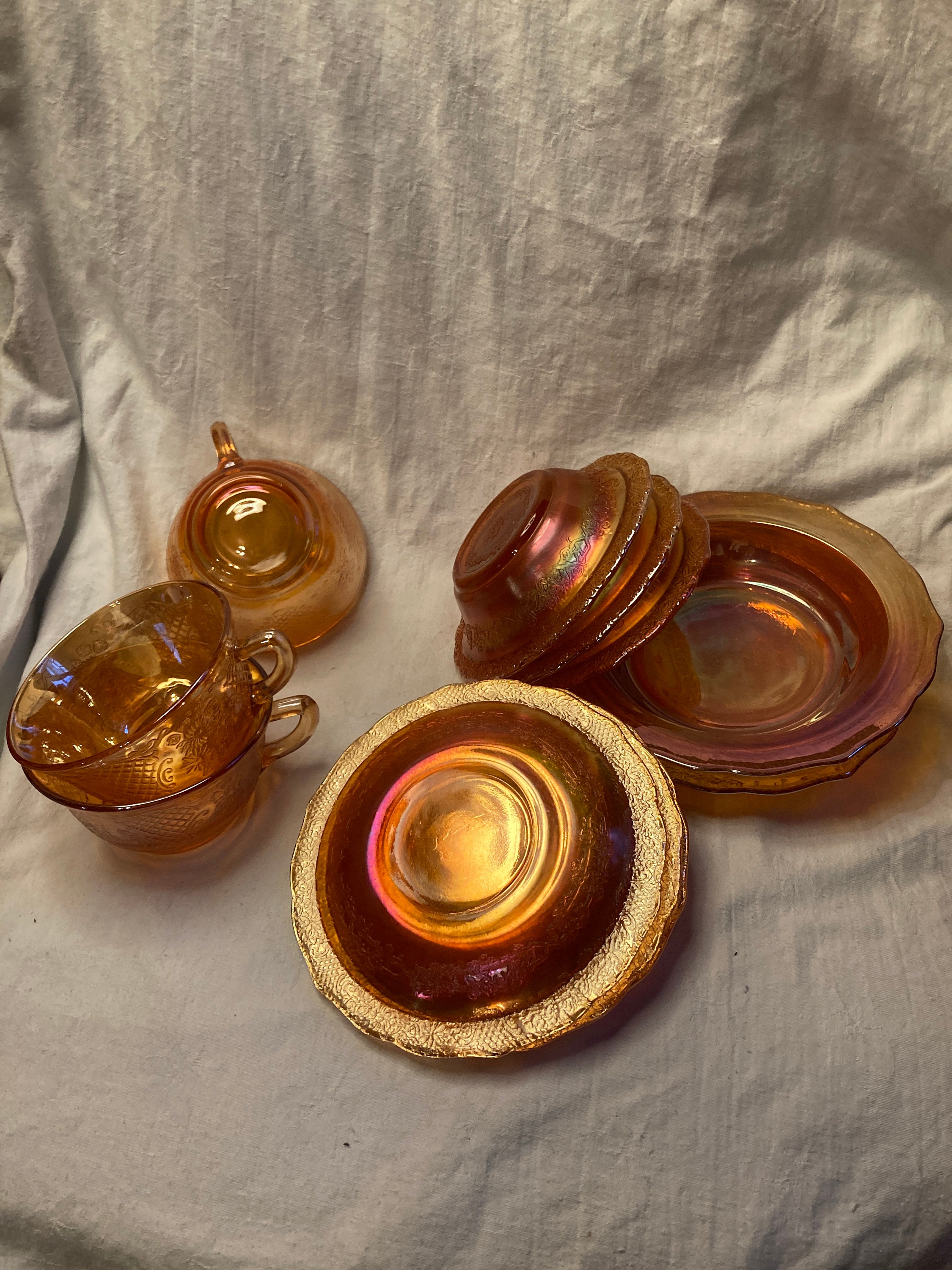 Vintage Depression Glassware - Etsy