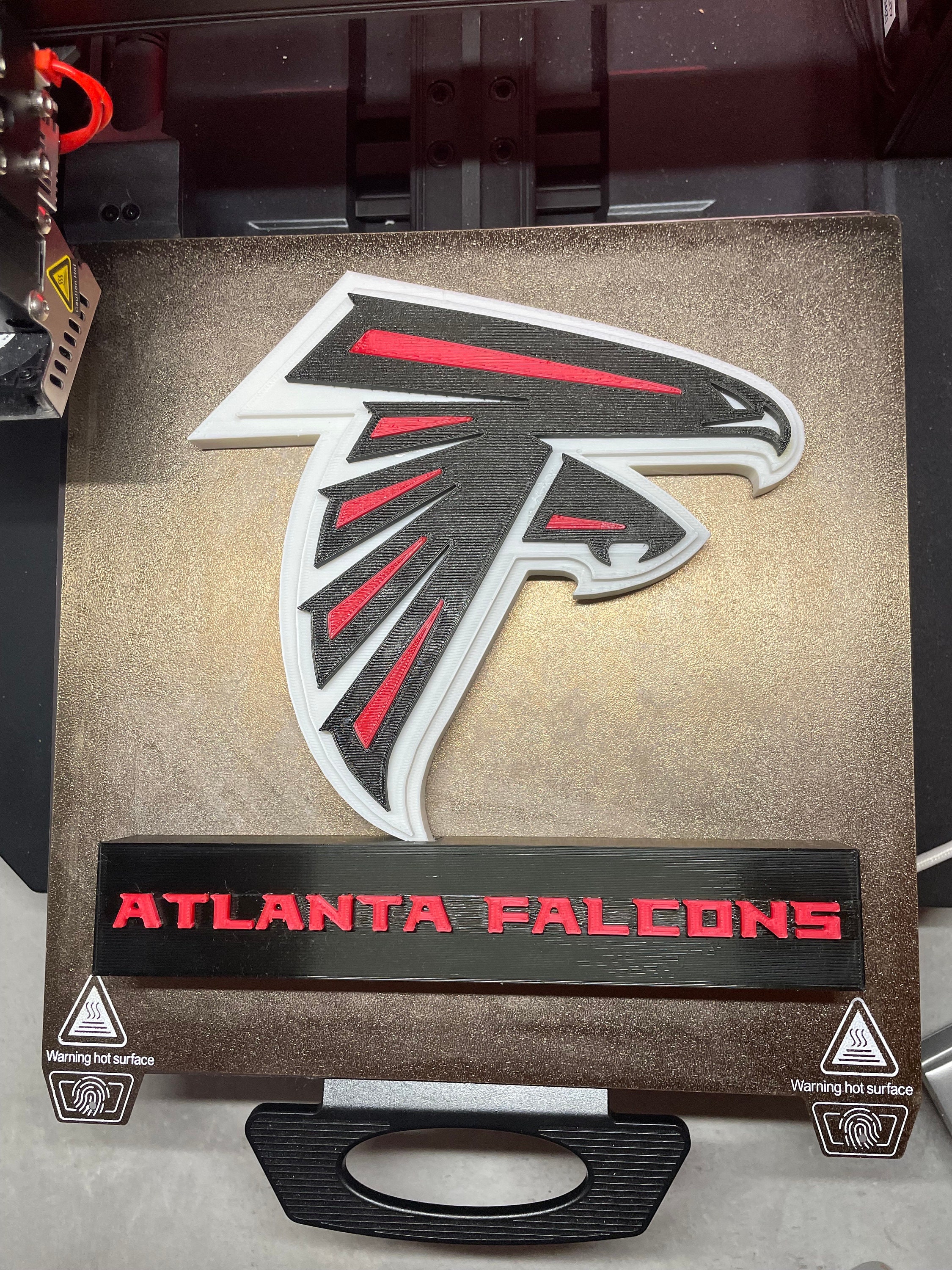 3D Printed Atlanta Falcons Logo - Etsy