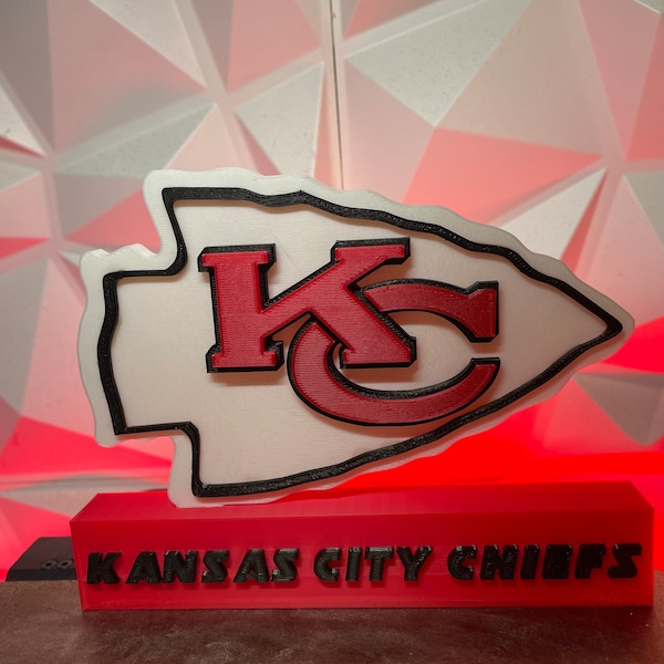 Chiefs 3d Logo - Etsy