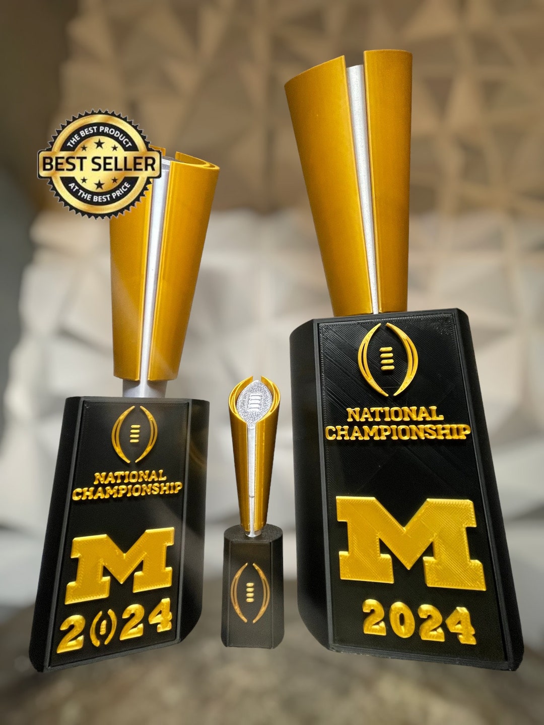 3d Printed CFP National Championship Trophy CUSTOMIZABLE - Etsy Canada
