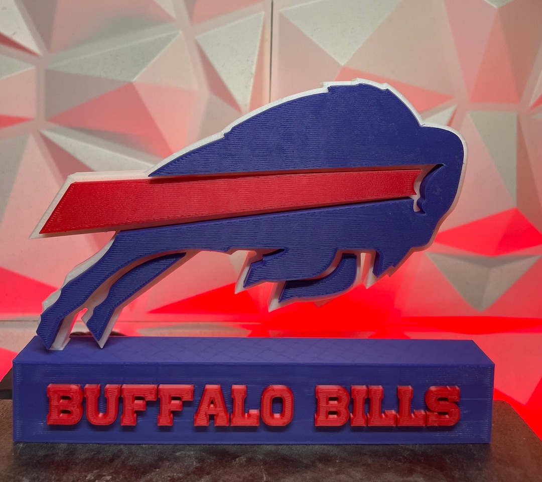 3D Printed Buffalo Bills Logo - Etsy