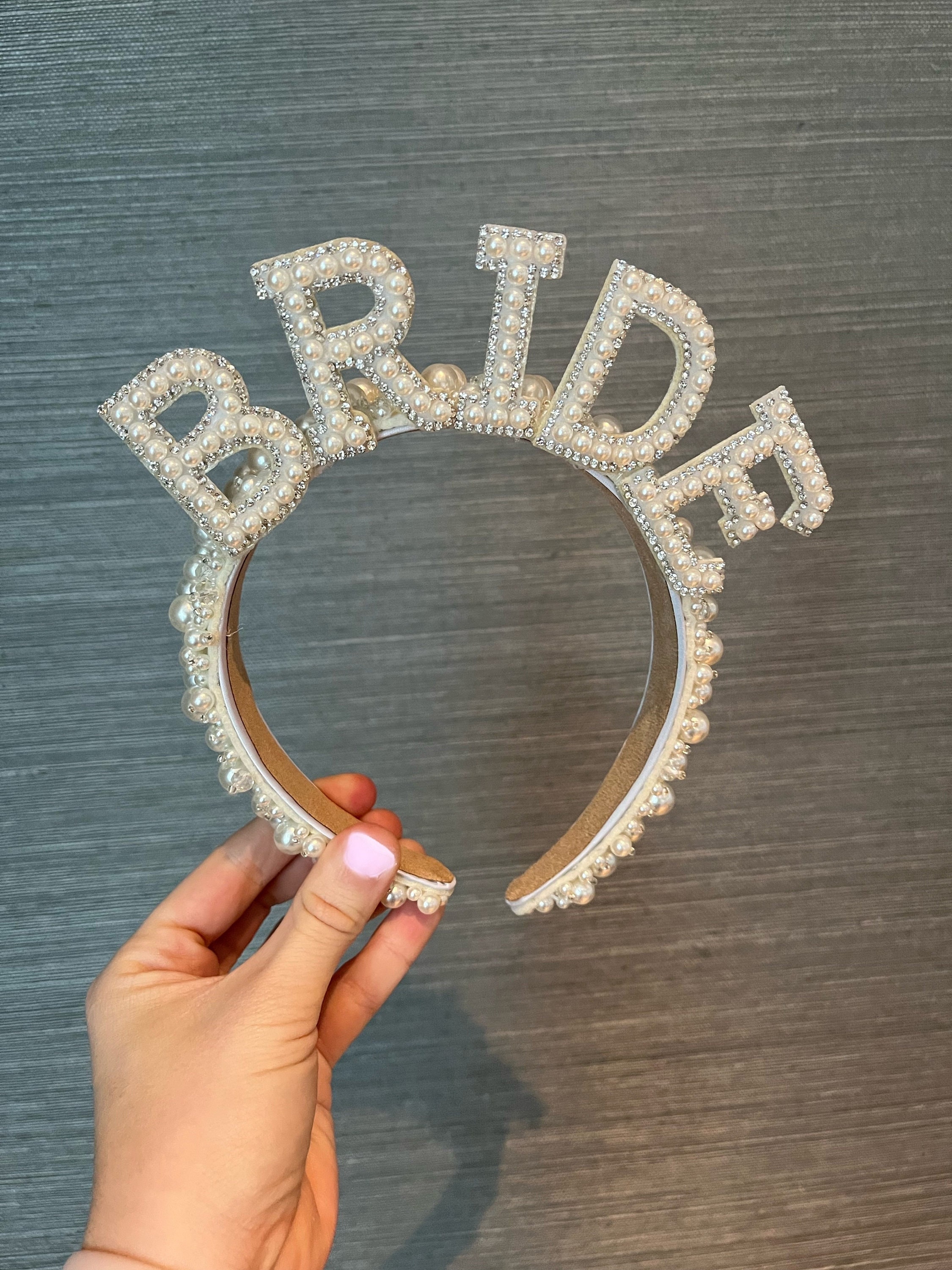 Pearl Bride Headband Wedding Bachelorette Party - Etsy