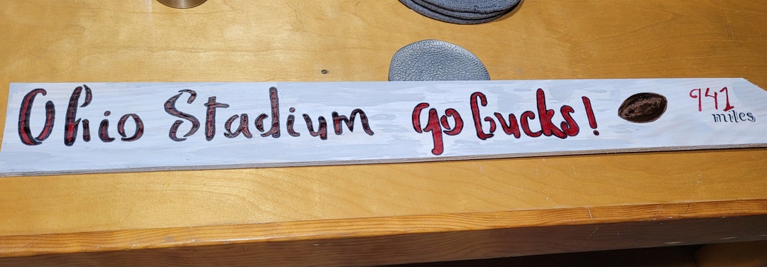 Ohio State Football Sign - Etsy