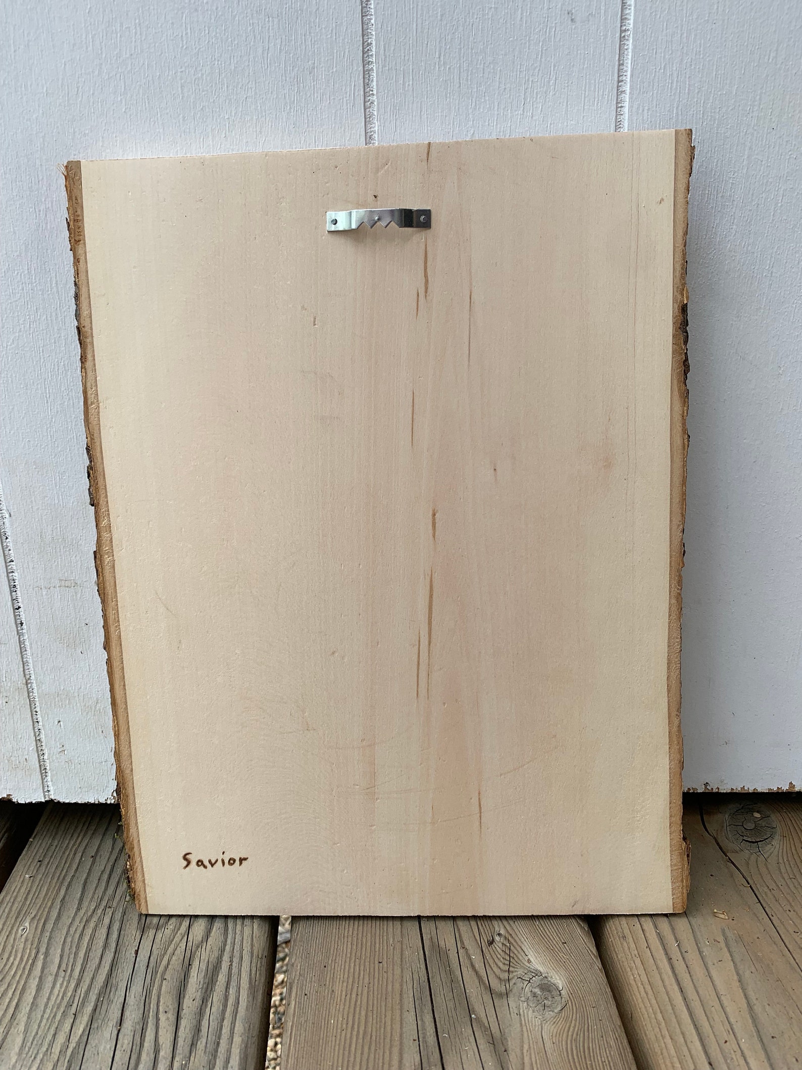 Jesus Wood Burning Art, Basswood, Pyrography Art, Live Edge Plaque ...