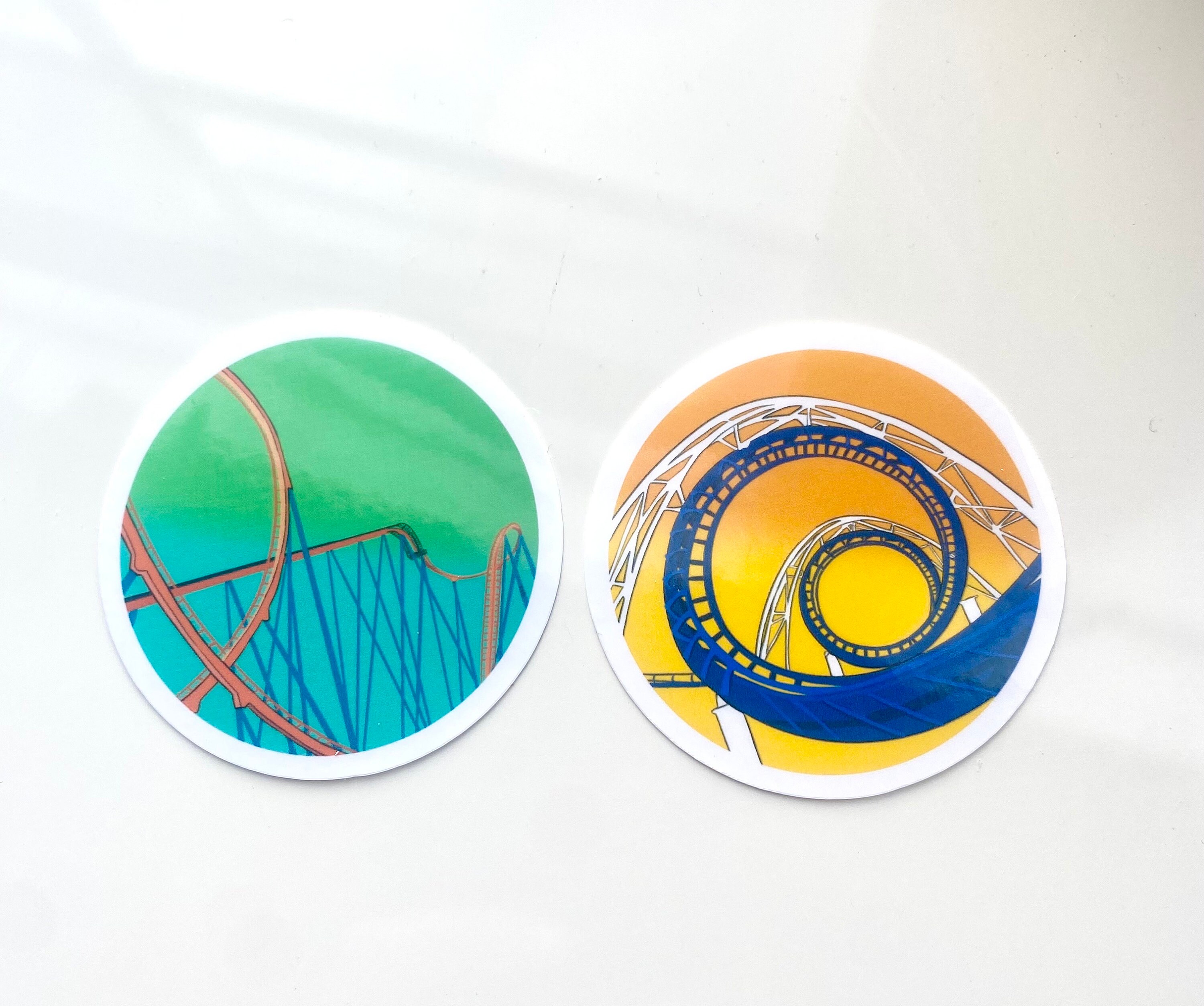 Cedar Point Roller Coaster Stickers for Laptop, Bottle, Hydroflask ...