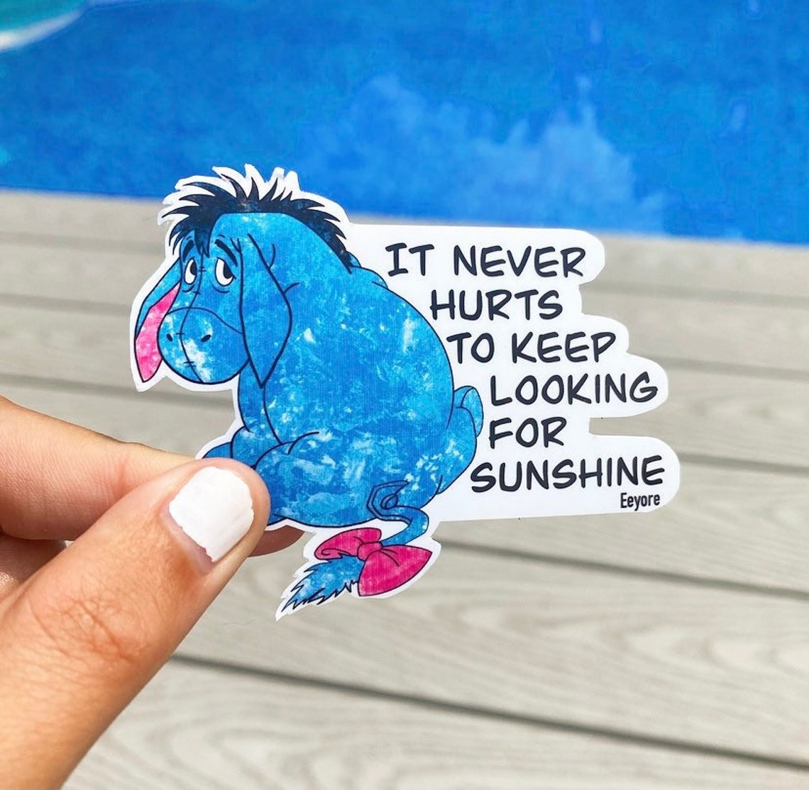 Winnie the Pooh Tigger Eeyore Piglet and Roo Quote Stickers - Etsy