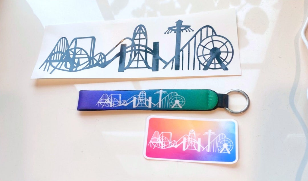 Cedar Point 2023 Decal-sticker-keychain - Etsy