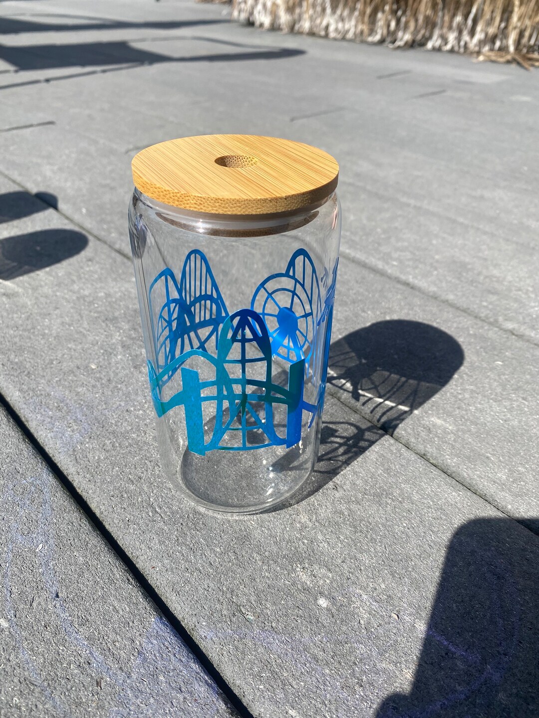 Cedar Point Decal 16oz Glass Cups - Etsy
