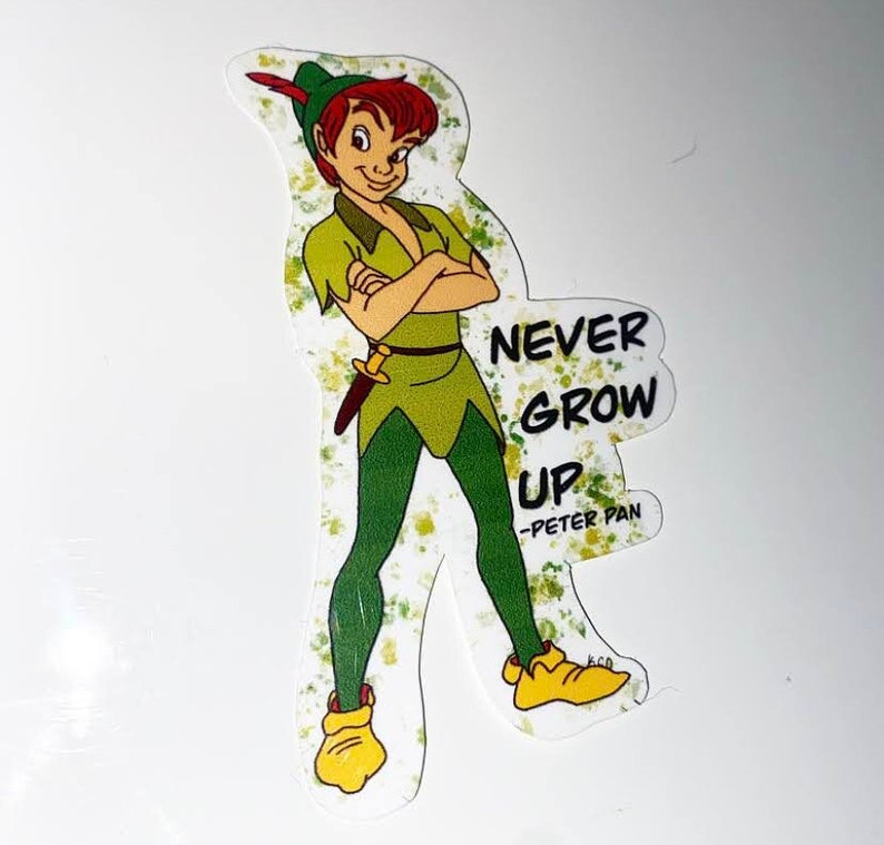 Tinkerbell and Peterpan Quote Stickers for Laptop, Bottle, Hydroflask ...