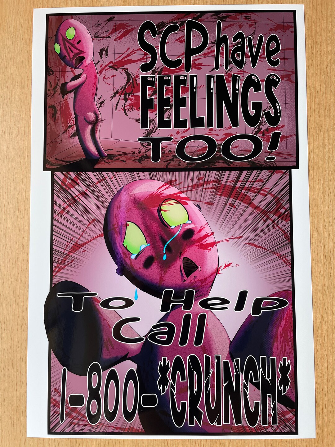 SCP Have Feelings Too 11x17 - Etsy
