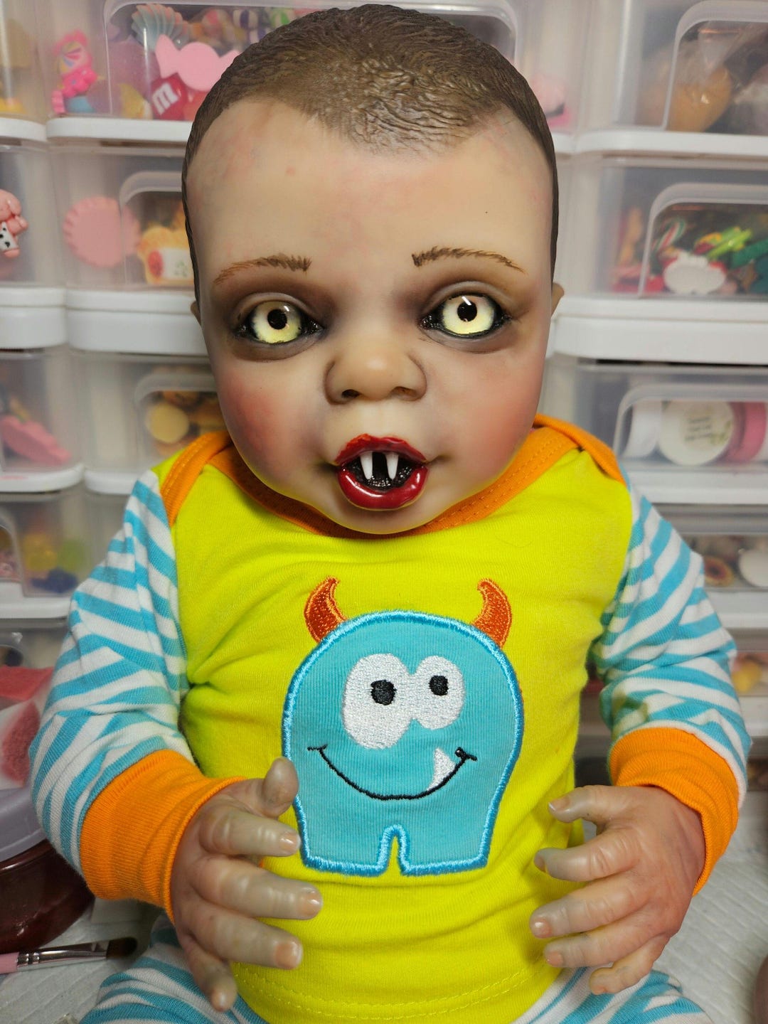 Alternative Reborn Monster Vampire Zombie Baby Doll. - Etsy