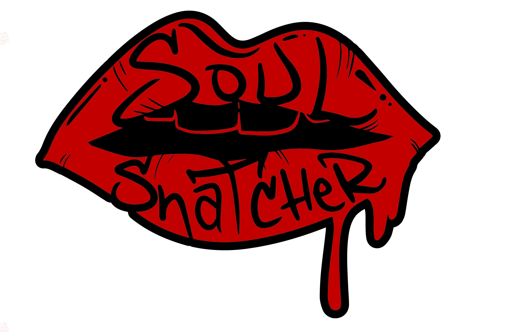 Luscious Lips With the Words soul Snatcher Within. - Etsy