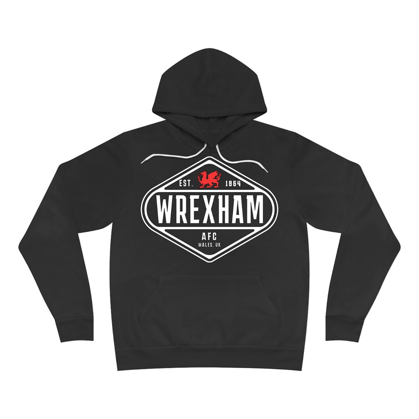 Wrexham Logo Hoodie - Etsy