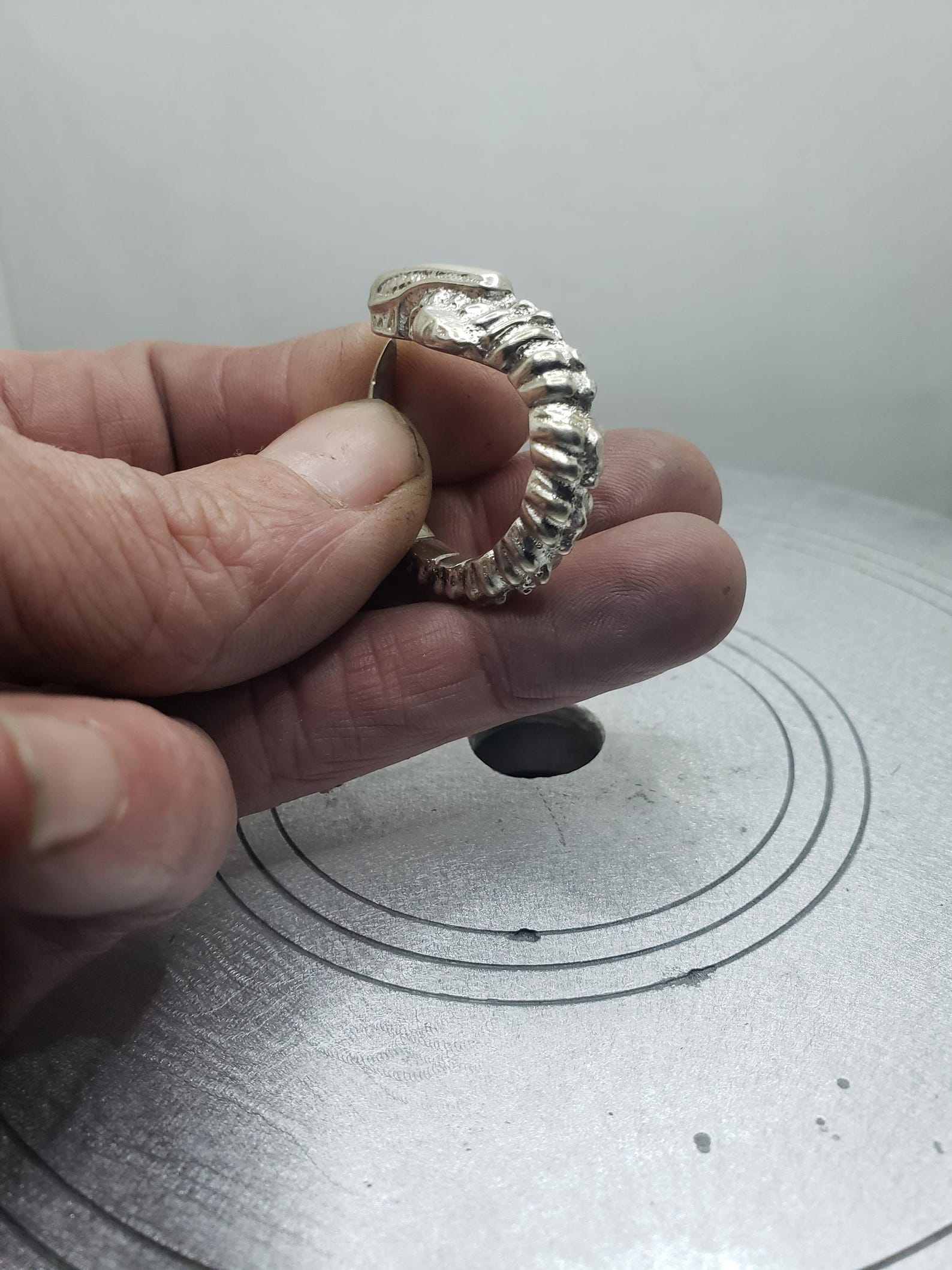 Xenomorph Alien Ring – Handmade From .999 Fine Silver – Size 10.5 – Sci ...