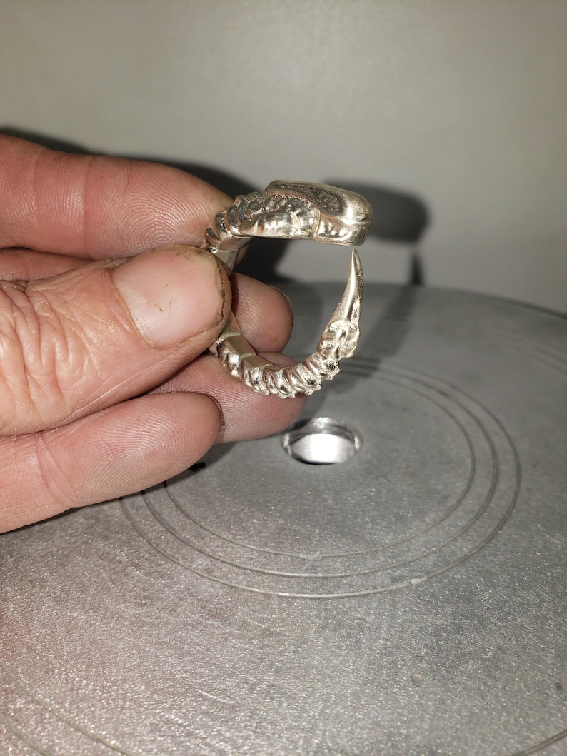 Xenomorph Alien Ring – Handmade From .999 Fine Silver – Size 10.5 – Sci ...