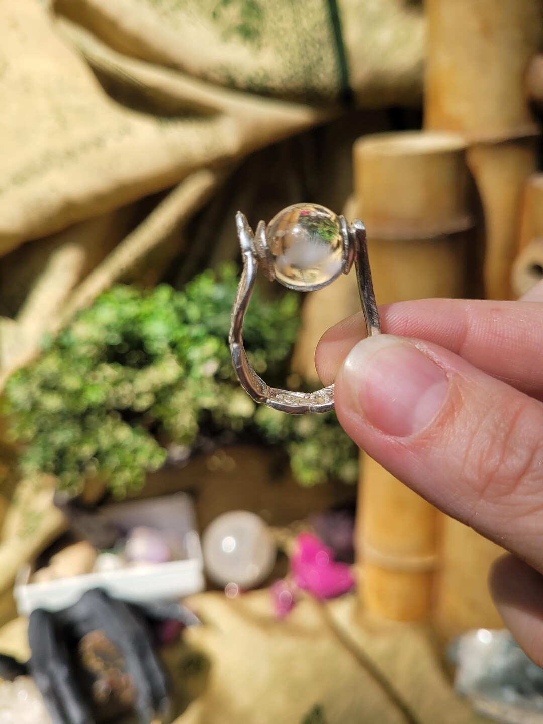 Hellssilverware Collection – Alien Galaxy Sterling Silver Spoon Ring ...