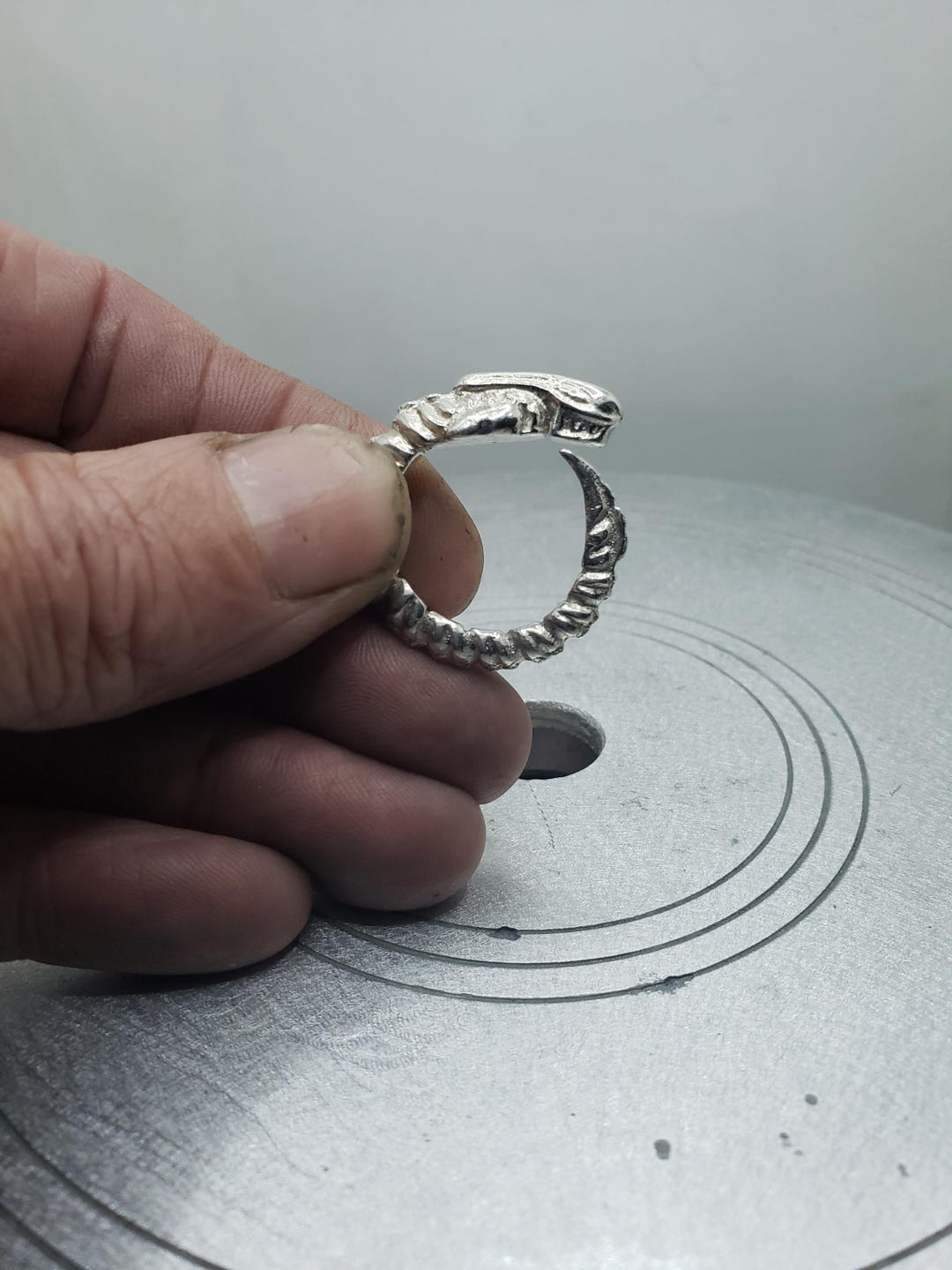 Xenomorph Alien Ring – Handmade From .999 Fine Silver – Size 8 – Sci-fi ...